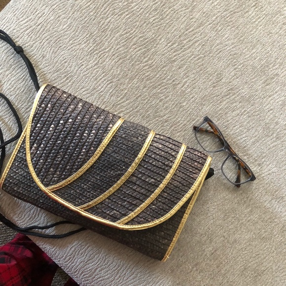 Bags | Vintage Woven Envelope Style Purse | Poshmark